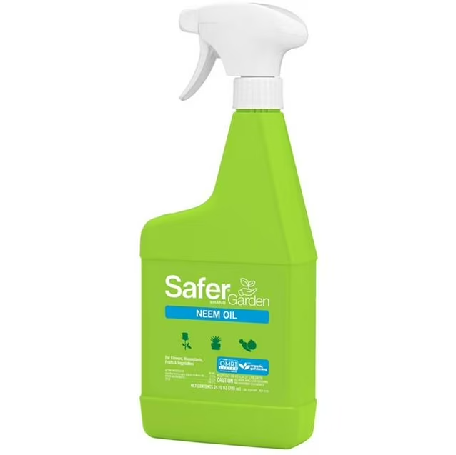 Safer Garden 24 Oz. Ready To Use 3-in-1 Neem Oil | Green Temple