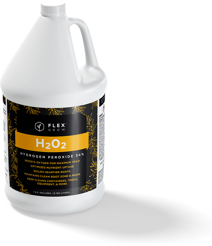 Flex H2O2 34% Peroxide - 1 Quart | Green Temple